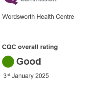 CQC GOOD – Wordsworth Health Centre